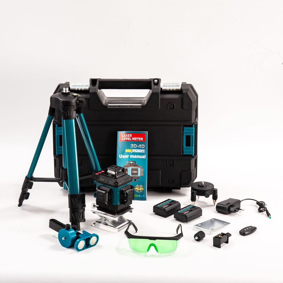 High-precision 16-line 360-degree green laser level gauge – Alliance-Mall